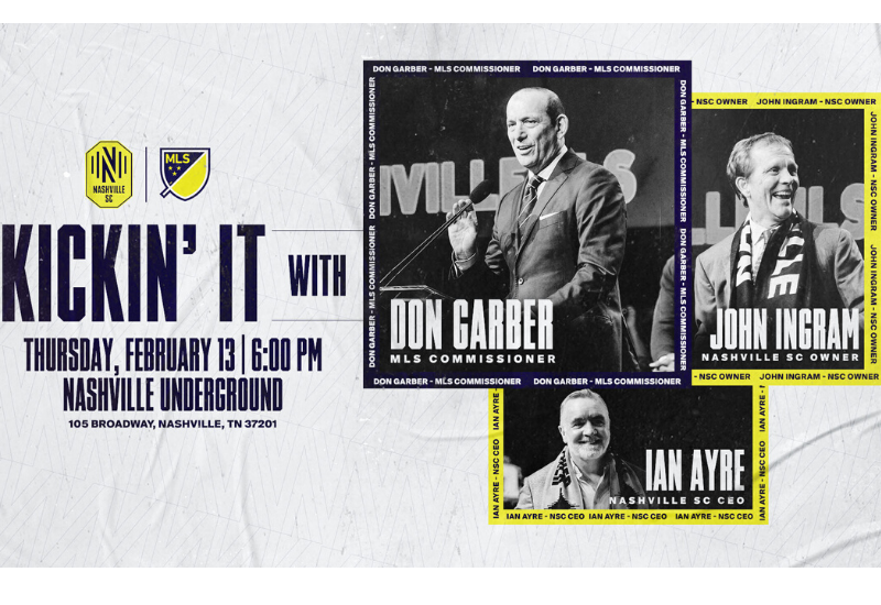 Kickin' It with MLS Commissioner Don Garber, Nashville SC Owner John ...